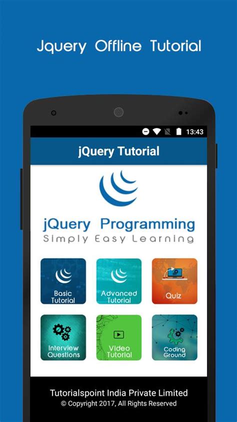 Jquery Offline Tutorial Apk For Android Download