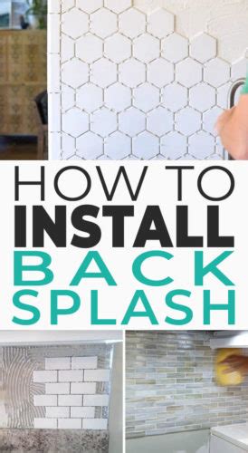 How To Install A Backsplash The Budget Decorator