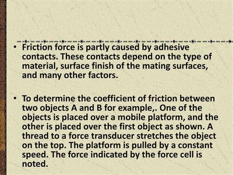 PPT Understanding Friction Measurements And Coefficient Determination PowerPoint Presentation