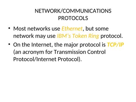 Basic Networking And Topologies Explained Ppt