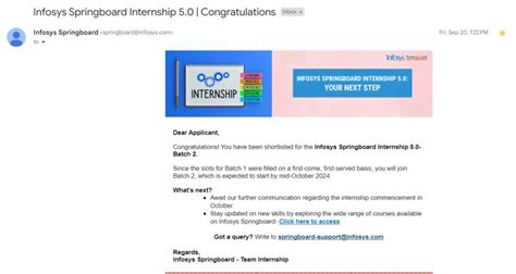 infosysspringboard internship careergrowth learningjourney