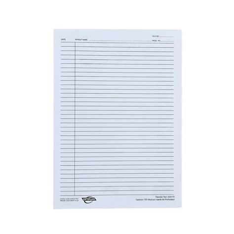 Optiplan Medical Insert Waltons