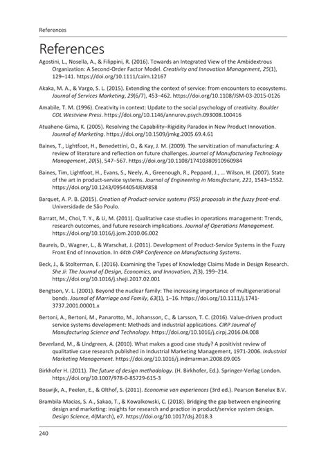 Pdf Product Service System Design A Synthesis Approach Back Matter