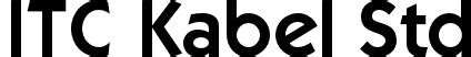 ITC Kabel Std Windows Font Free For Personal