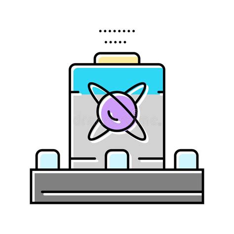 Sensor Quantum Technology Color Icon Vector Illustration Stock Illustration Illustration Of