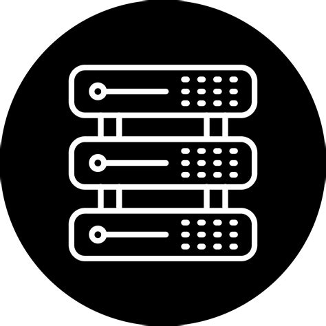 Server Vector Icon 15768418 Vector Art At Vecteezy