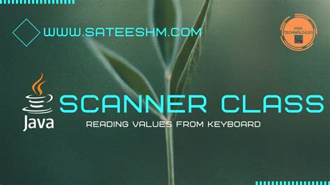 Scanner Class Msk Technologies