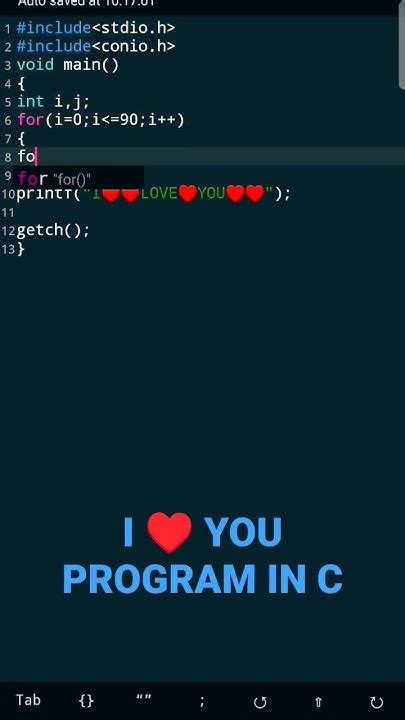 I Love You Program In C Explore Reels Youtube Foryou Programming Trending Trendingshorts