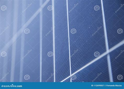 Close Up Blue Solar Panel Stock Image Image Of Ideal 112699007