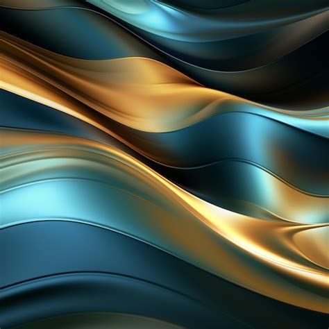 Premium Photo A Close Up Of A Very Colorful Abstract Background With A Smooth Wave Generative Ai