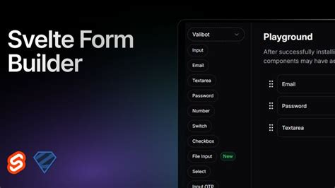 Svelte Form Builder