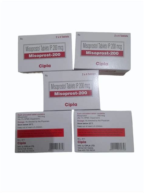 Misoprostol 200 Mcg Tablet At Rs 199 Stripe Bhaktinandan Society Surat Id 2853346149130