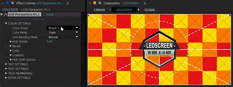 LED Pixelmapper Template DVizion