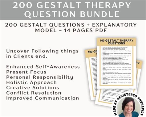 gestalt therapy questions gestalt psychoterapy therapy