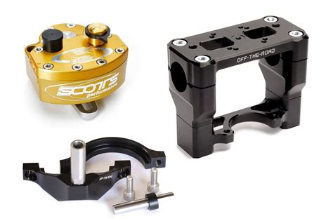 Steering Damper Kit Rally Scottsotr Yamaha Tenere 700 For Otr Triple