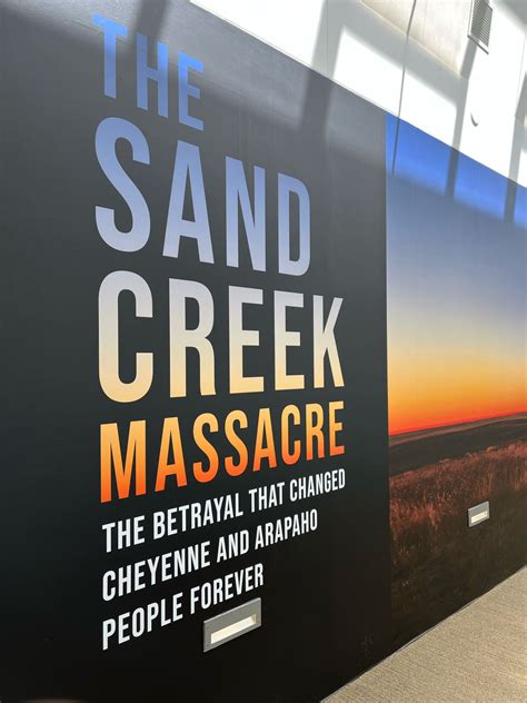 Ty History Colorado For The Invitation To Participate In The Sand Creek