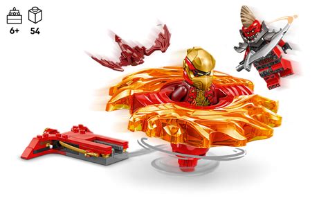 Lego Ninjago Kais Dragon Spinjitzu Spinner Spinning