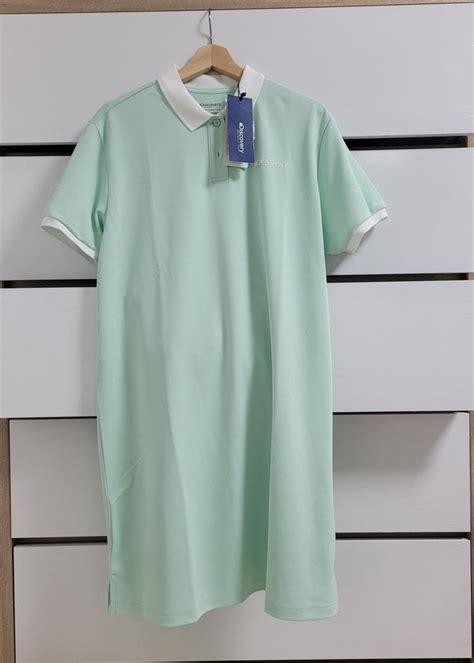 새상품디스커버리 일자핏 롱 카라 원피스 L 헬로마켓