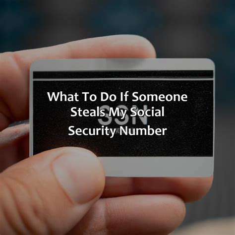 What To Do If Someone Steals My Social Security Number Retire Gen Z