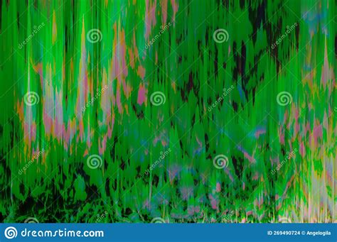 Abstract Background Made With A Digital Sensor Subjected To Sur Voltage