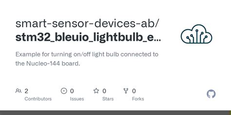 Github Smart Sensor Devices Abstm32bleuiolightbulbexample