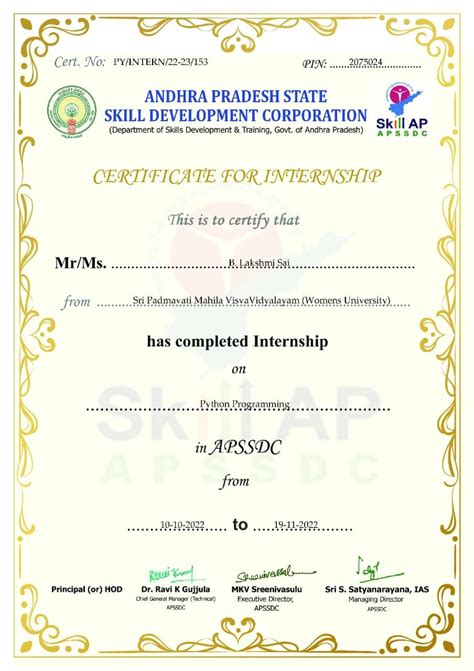 Lakshmi Sai Bobba On Linkedin Python Internship Apsche Spmvv