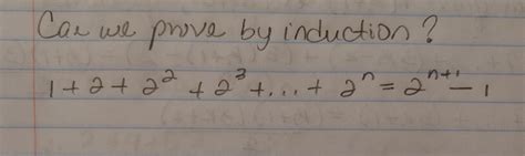 Solved Prove By Mathematical Induction Lhs Is Not Equal To