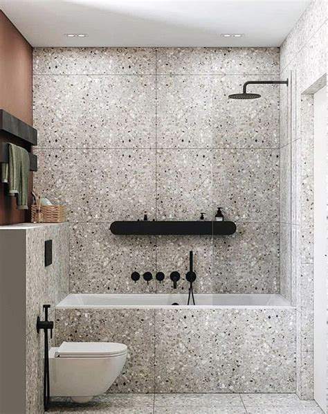 요즘 유행하는 그레이 테라조 타일시공 화장실 욕실 인테리어 네이버 블로그