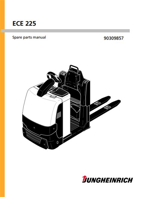 Jungheinrich ECE Forklift Spare Parts Manual