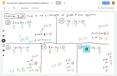 Solved 13 Find The X And Y Intercepts Using The Intercept Method And Graph The Equation 4x 6y
