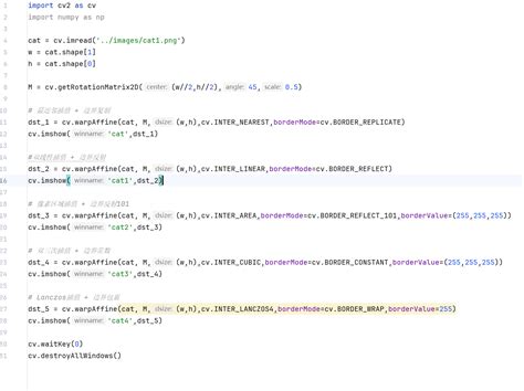 Opencv插值方法与边缘填充、透视变换、图像掩膜、图像添加水印、图像噪点消除 Csdn博客