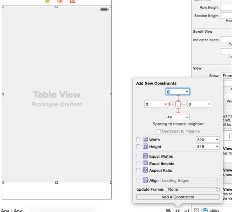 Ios The Last Row Of Tableview In A Containerview Is Hidden Behind