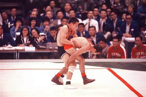 Tokyo Olympic Games Wrestling Aydin Ibrahimov Yojiro Uetake 1964 Old