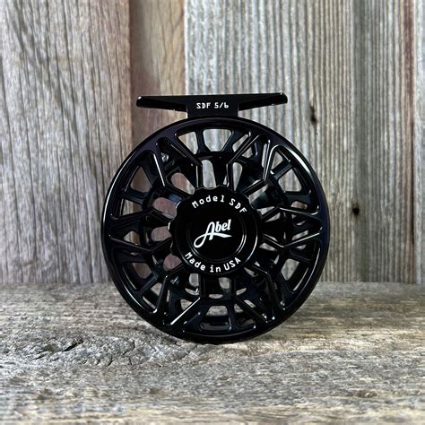Abel Model Sdf 56 Reel Basic Black Dragonfly Anglers