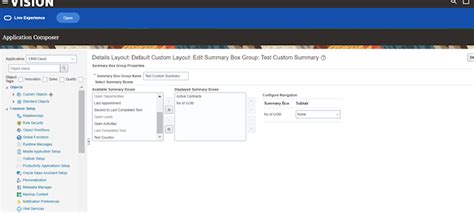 oracle cloud sunil kumar blogs adding custom summary box to account