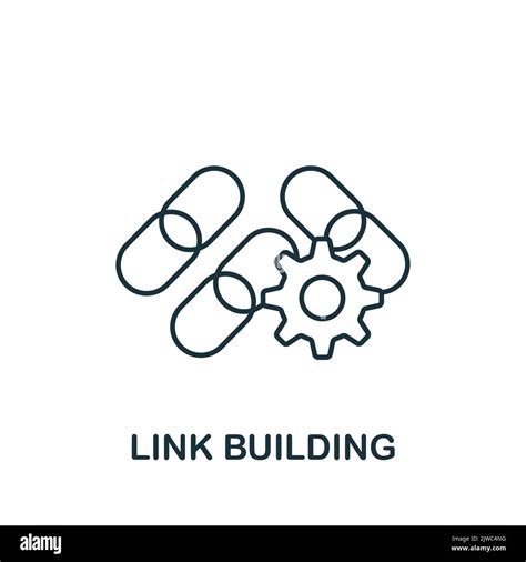 Link Building Icon Line Simple Web Development Icon For Templates Web Design And Infographics