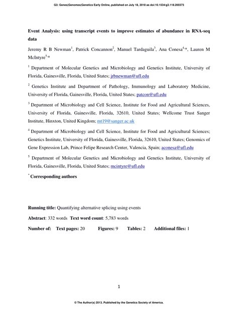 pdf event analysis using transcript events to improve estimates of