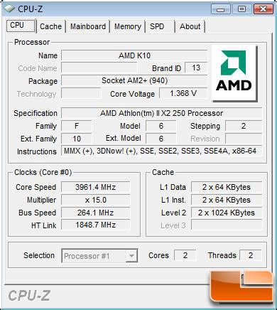 AMD Athlon II X2 250 And Phenom II X2 550 Processors Page 15 Of 16 Legit Reviews