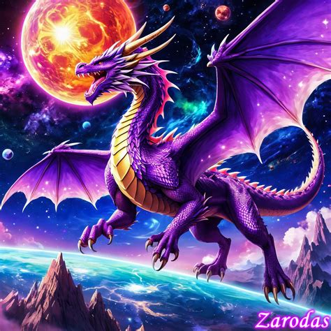 Violet Dragon 011 By Zarodas On Deviantart