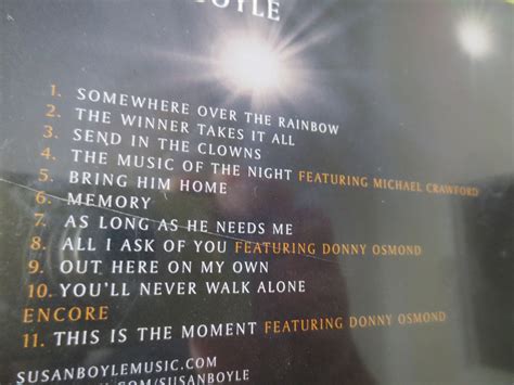 Susan Boyle Standing Ovation Susan Boyle Cd Jazz Compact Disc Susa