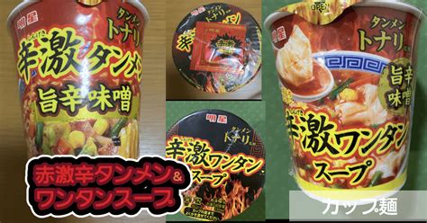タンメントナリの「辛激タンメン旨辛味噌」と「辛激ワンタンスープ」を辛さレビュー｜辛いものが食べたい