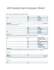 L Guided Lab A Answer Sheet Pdf L Guided Lab A Answer Sheet What Type Of Geographic Area