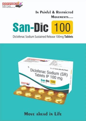 Diclofenac Sodium Sustained Release 100mg At ₹ 550 Box Diclofenac Sodium Injection In Mohali