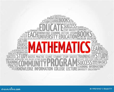 Mathematics Word Cloud Collage Stock Illustration Illustration Of Mathematical Math 199210167