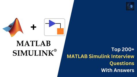 Top 200 Matlab Simulink Interview Questions With Answers 👉
