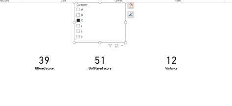 difference between two visuals with slicer microsoft fabric community