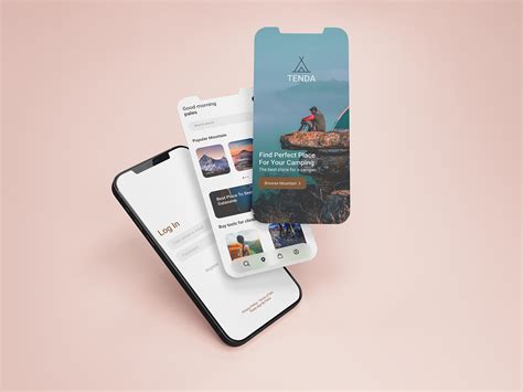Hiking Mobile App UI Design Behance