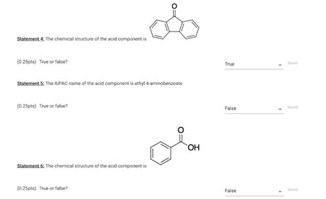 Solved 7 Determine If Each Statement About The Acid Chegg Com