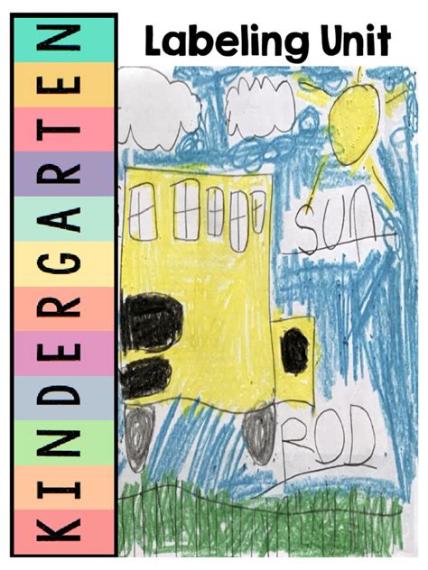 kindergarten labeling unit i can label and write writers workshop