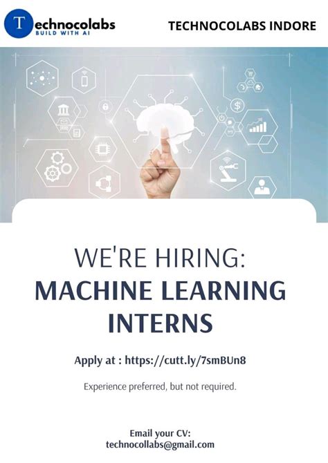 We Are Hiring Machinelearning Interns As Per Below Requirements